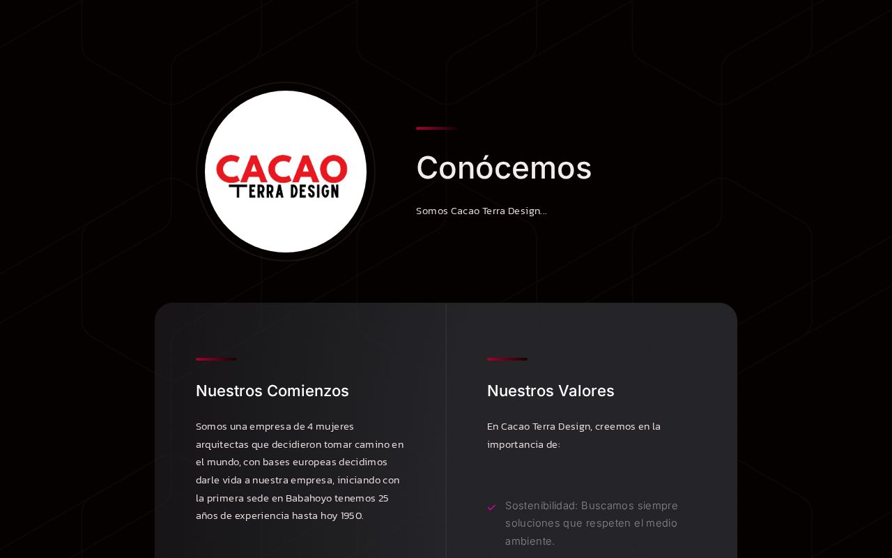 CONOCES TERRA DESIGN